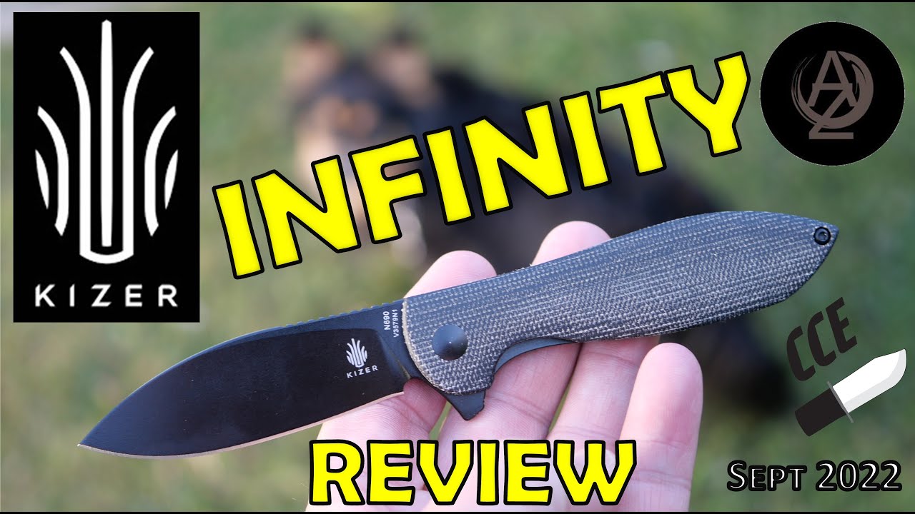 FULL Review of the Kizer INFINITY - AZO Design - Sub 3" Locking Pocket ...