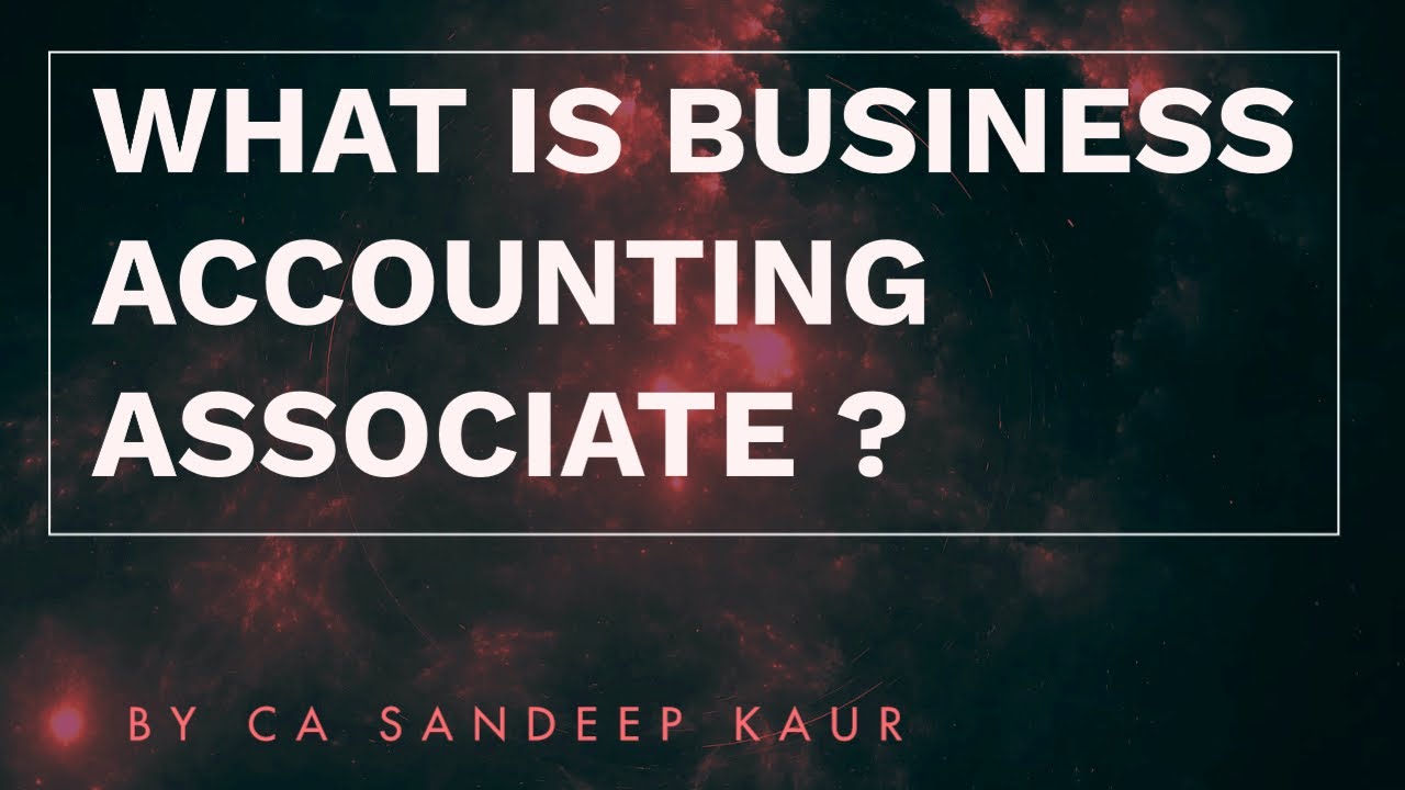 What is BAA? Business Accounting Associate in new ca course. #cacourse ...