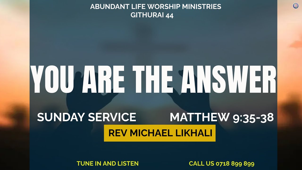 YOU ARE THE ANSWER - YouTube