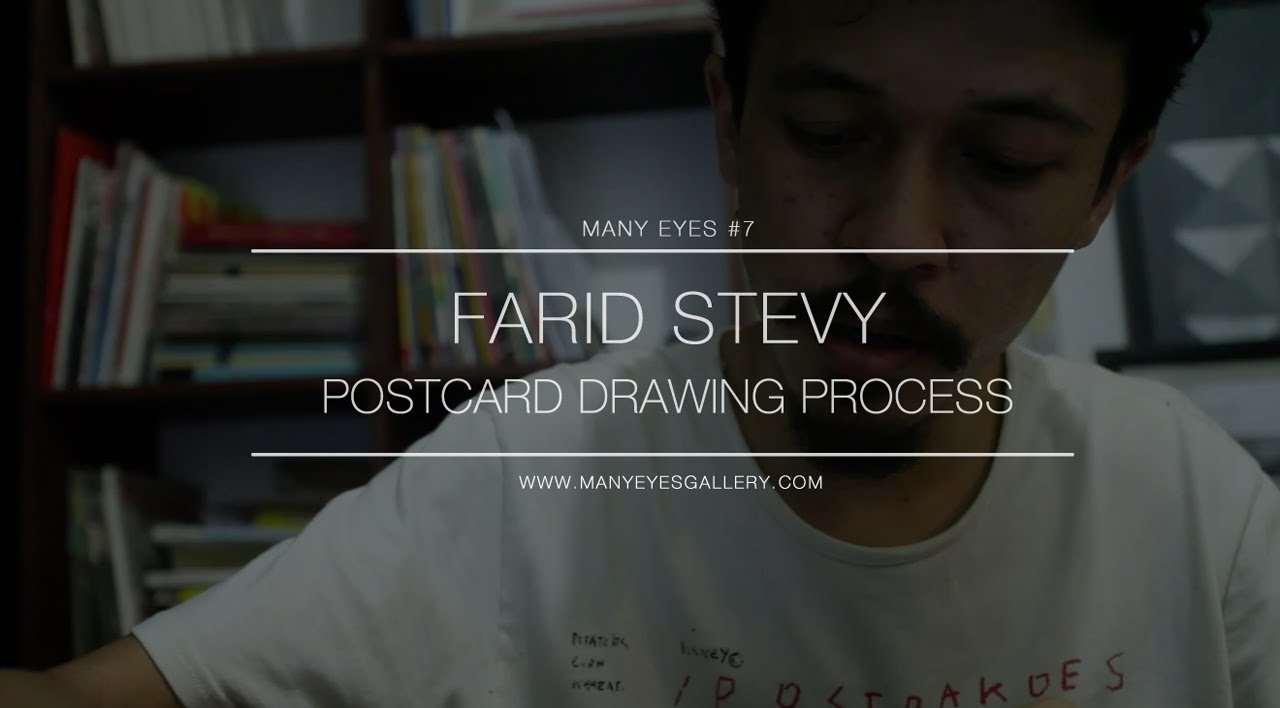 Farid Stevy, Postcard Drawing Process | MANY EYES TV - YouTube