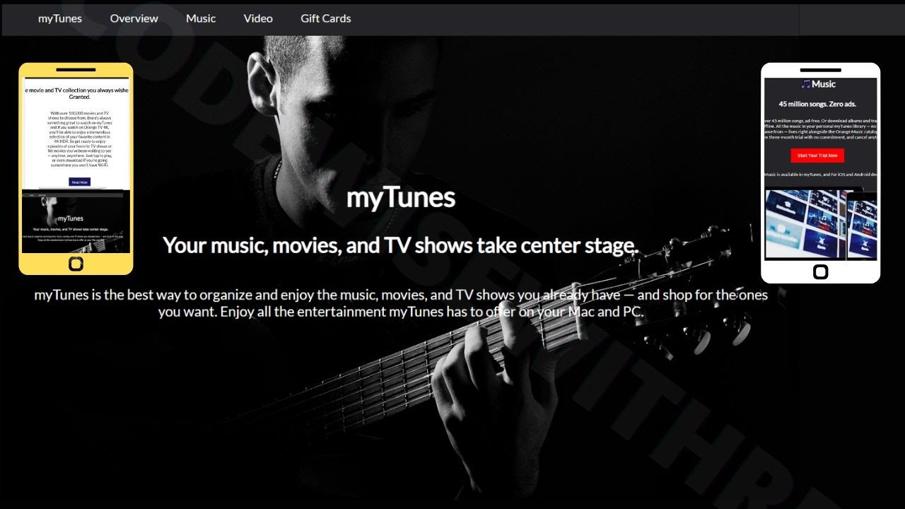 Build A Responsive Music Store Page Using Html And Css For Advance ...