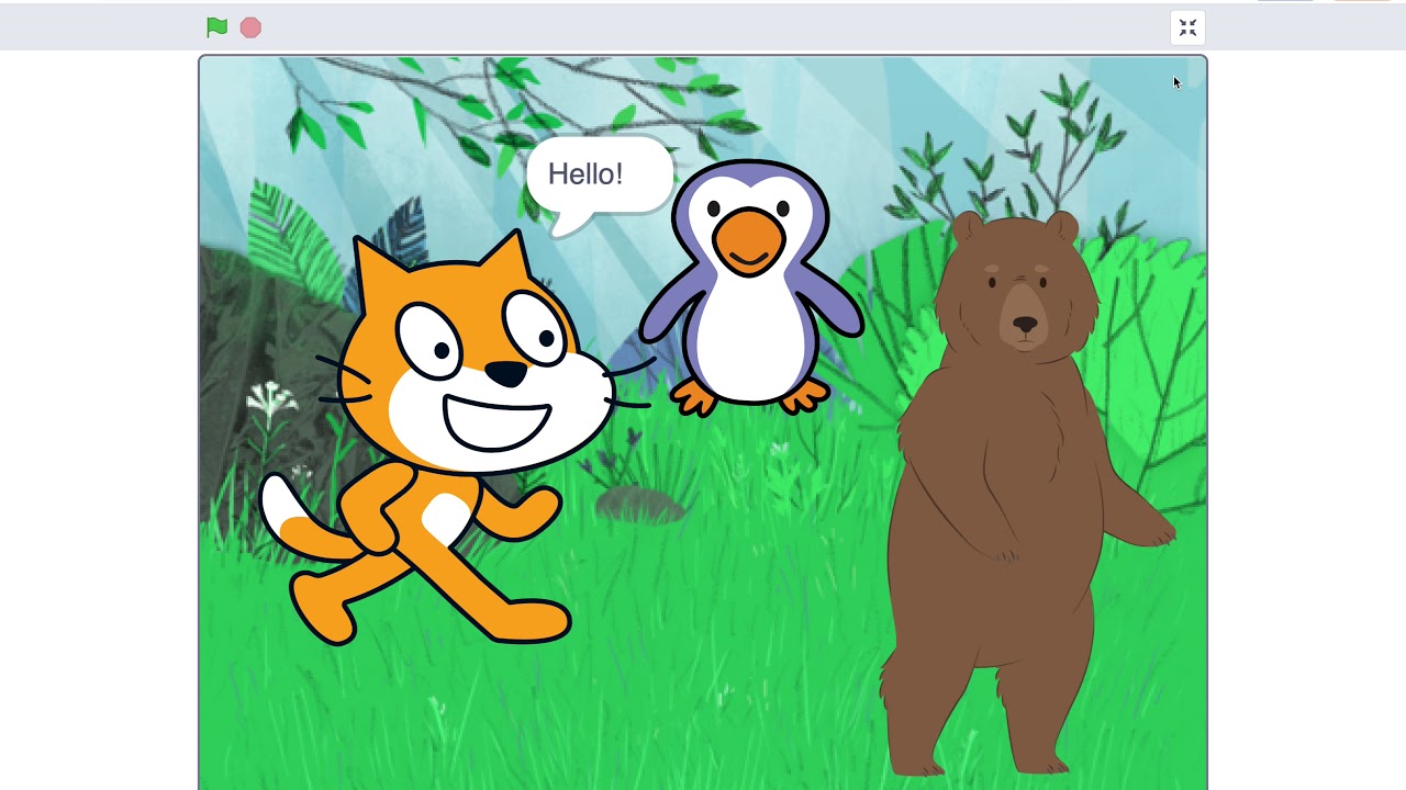 TUTORIAL SCRATCH 3.0: CARA MENGGANTI BACKDROP - YouTube