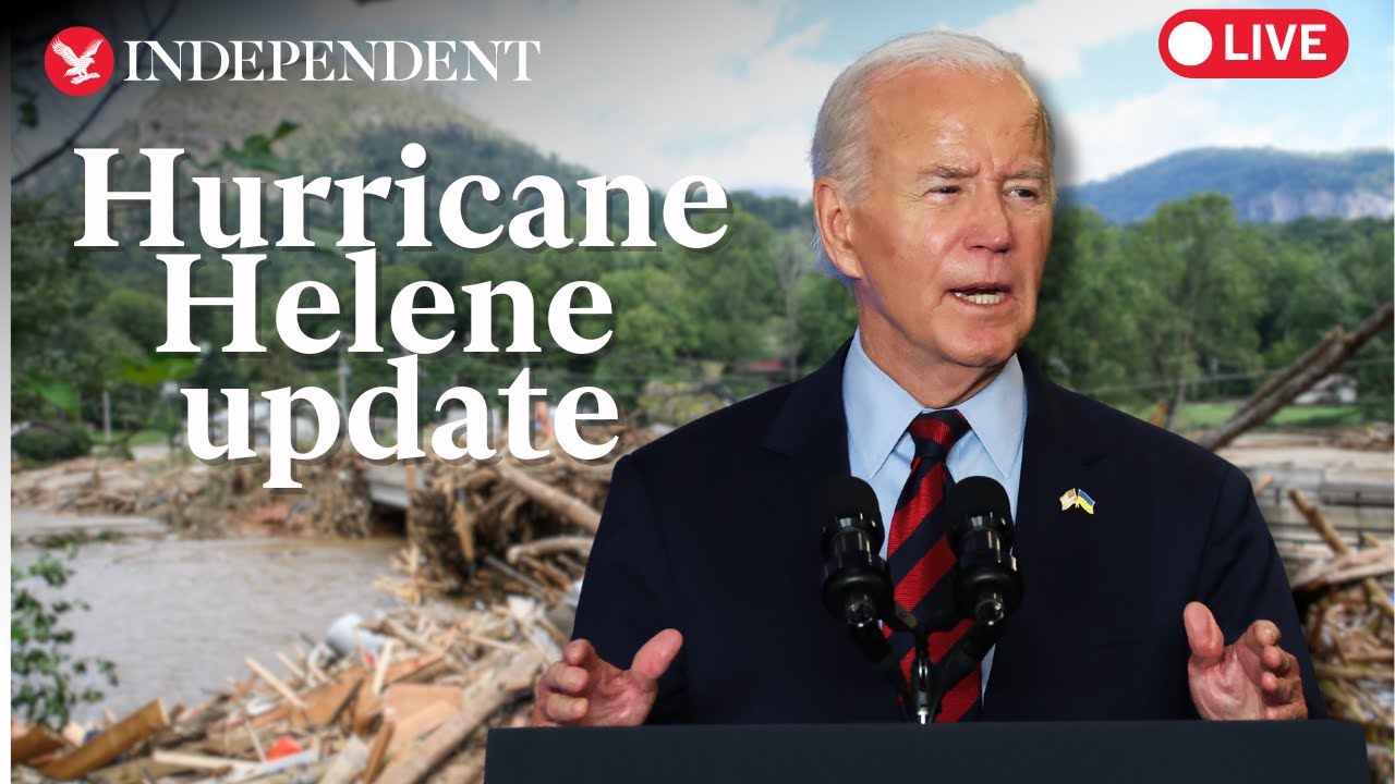 Live: Biden speaks after Hurricane Helene brings "biblical destruction ...