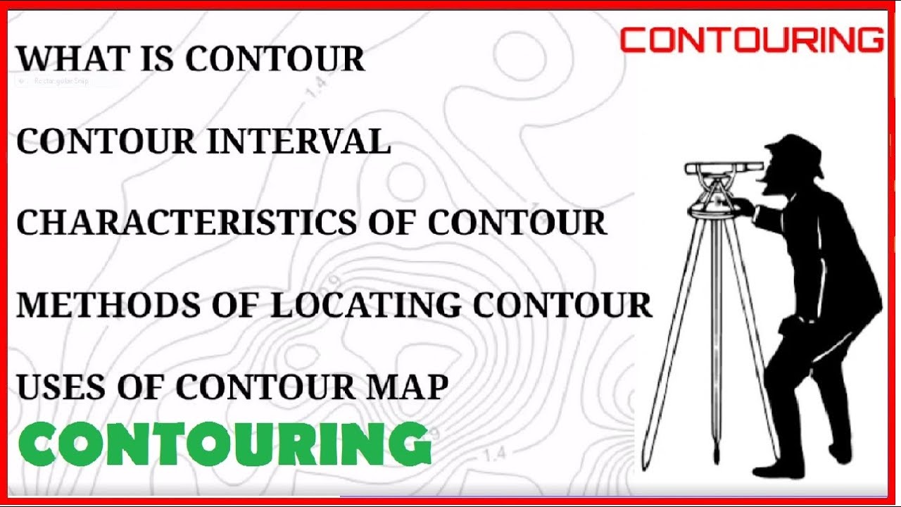 WHAT IS CONTOUR | CHARACTERSTICS AND METHODS | CIVIL ENGINEERING ...