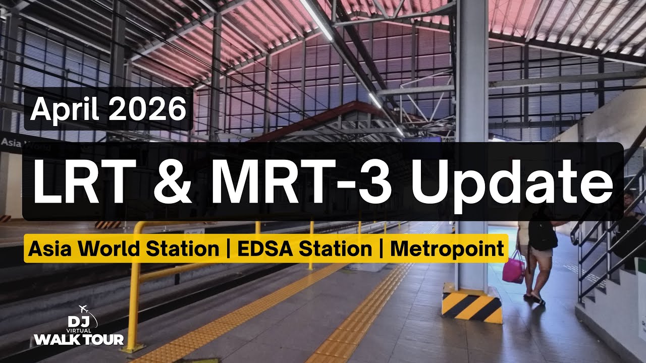 ASIA WORLD & EDSA Station | Metropoint, LRT, MRT3 Latest Update | FULL ...