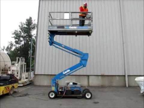 For Sale Genie V-1832 V18/32 18' Electric Scissor Vertical Mast Lift ...