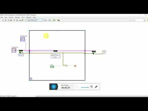 Pemrograman LabVIEW Digital Input dan Output Arduino - YouTube