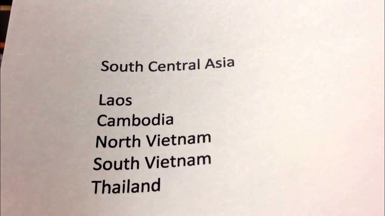 South Central Asia song, CC cycle 2, week 20, Geography, Classical ...