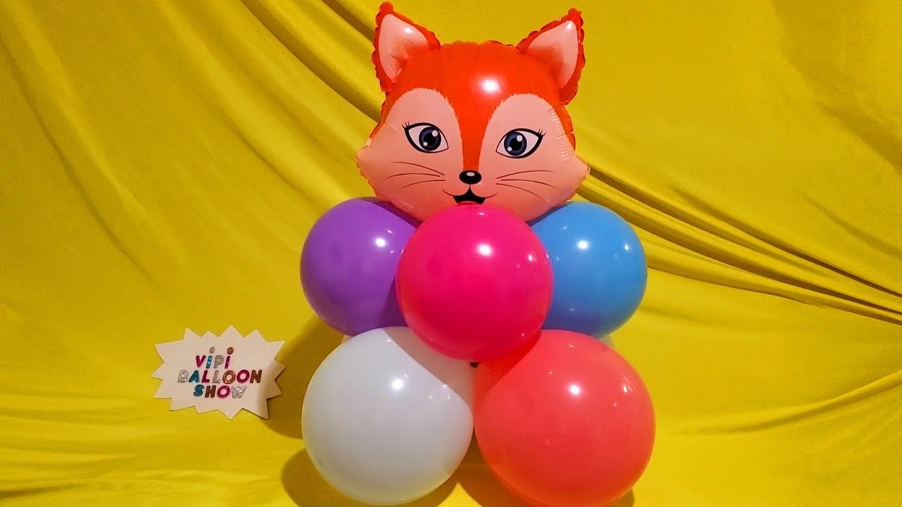 MAKING FUN FOX BALLOON DECORATION!!!! - YouTube