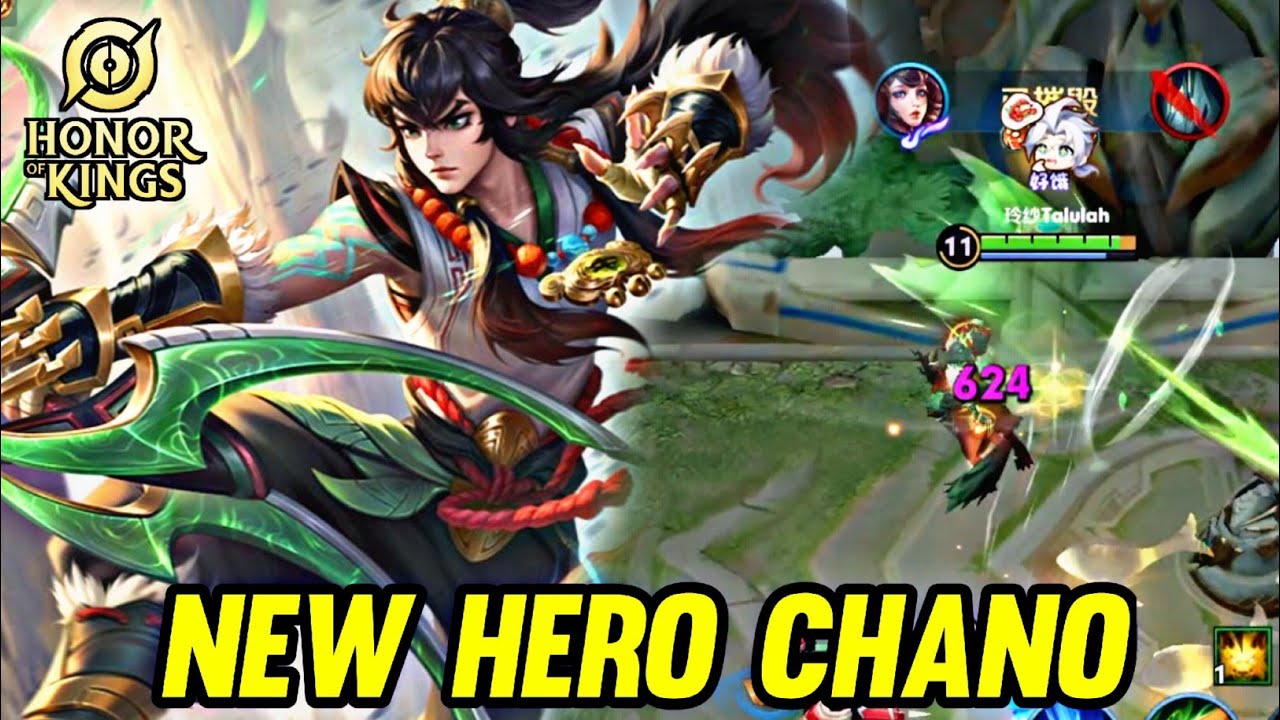 HOK : UPCOMING NEW HERO CHANO GAMEPLAY - HONOR OF KINGS - YouTube