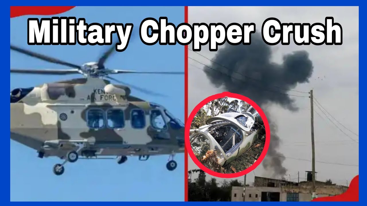 BREAKING: Military Chopper Crashes in Mwihoko, Several Feared D£ad ...