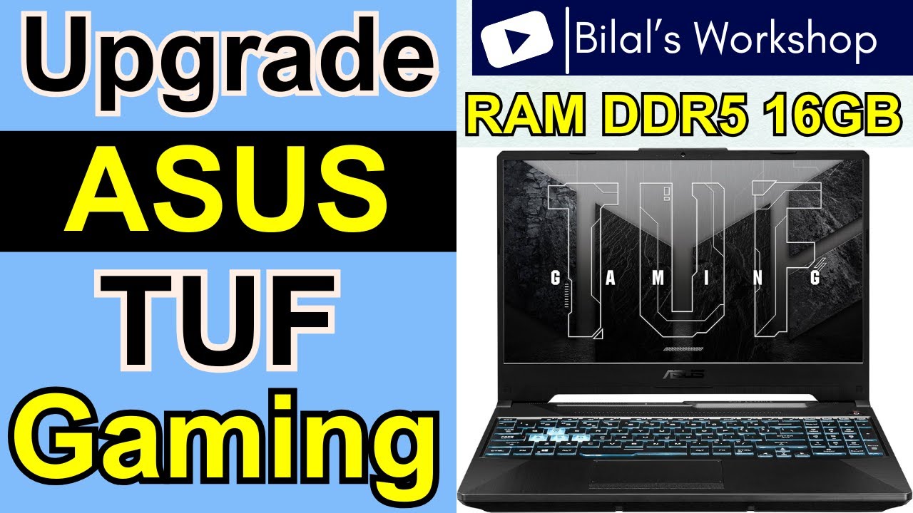 Upgrade Ram in Asus Tuf Gaming Laptop A15 | Ram DDR5 16GB 4800MHz - YouTube