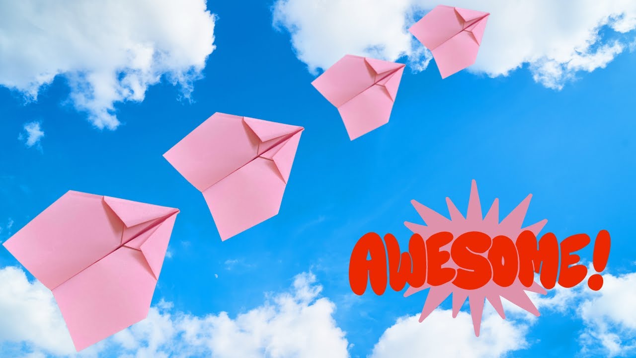 Awesome Paper Plane | How to make a Paper Airplane - YouTube