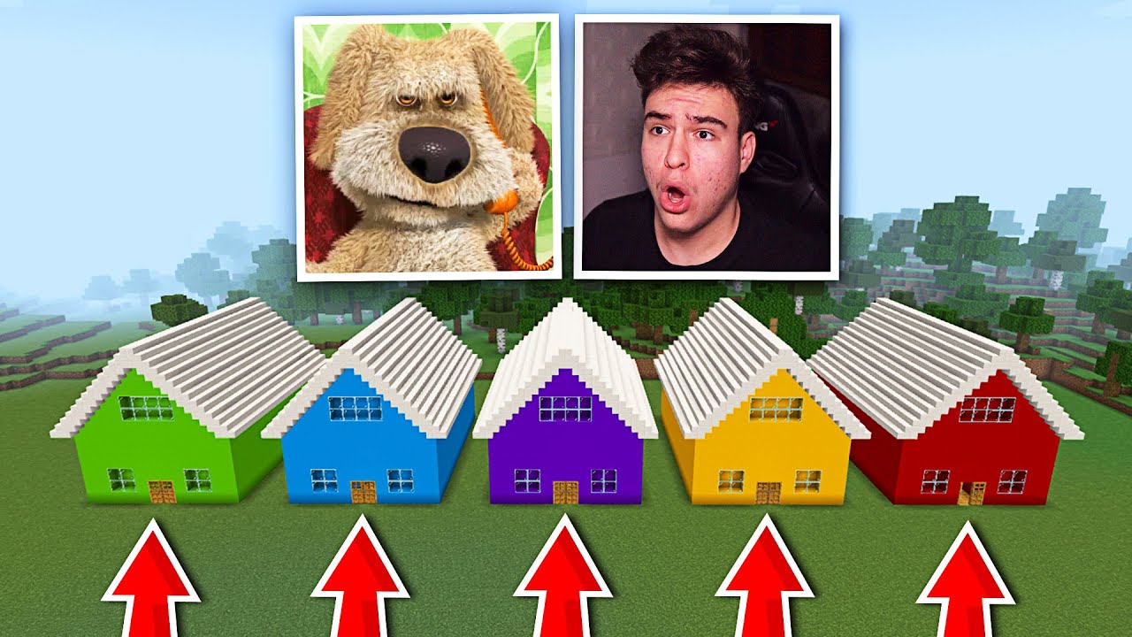 BEN ALEGE CASA GREȘITĂ în MINECRAFT ! (Talking Ben) - YouTube