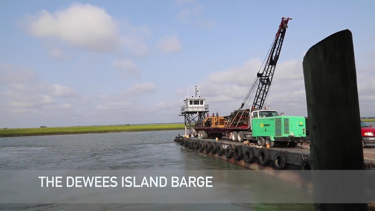Dewees Island Barge - YouTube