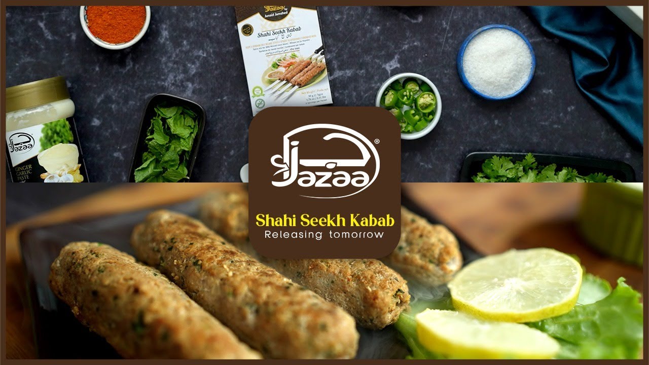 Jazaa Shahi Seekh Kabab QuickCook Recipe - YouTube