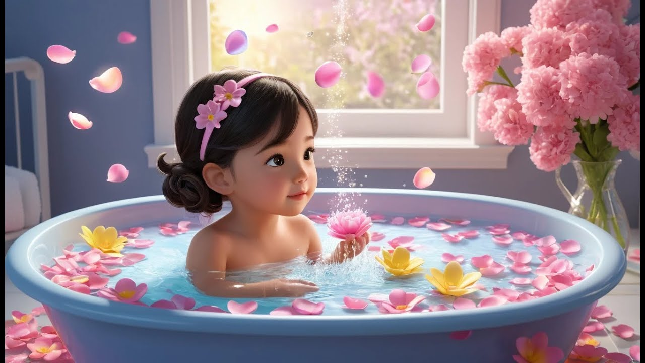 The Magical Bath with Rainbow Foam | Fun Bath Time Song for Kids ...
