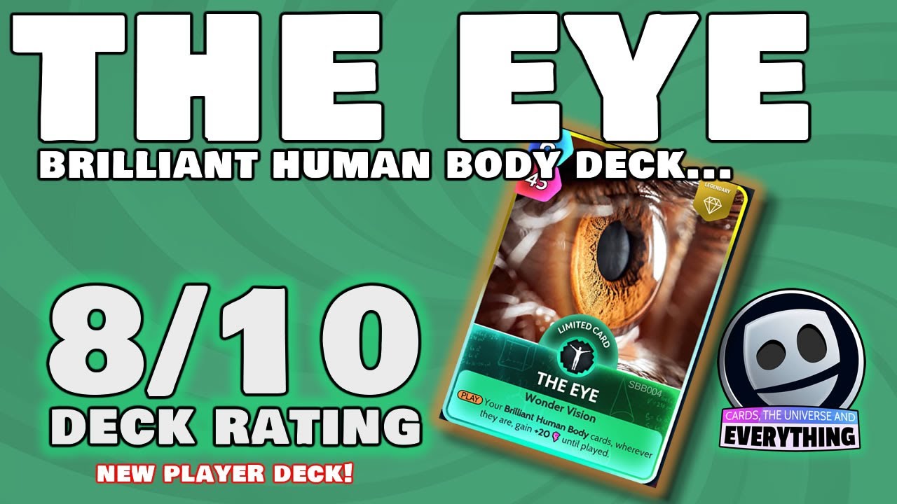 The Eye Brilliant Human Body Deck - Cards Universe & Everything - YouTube