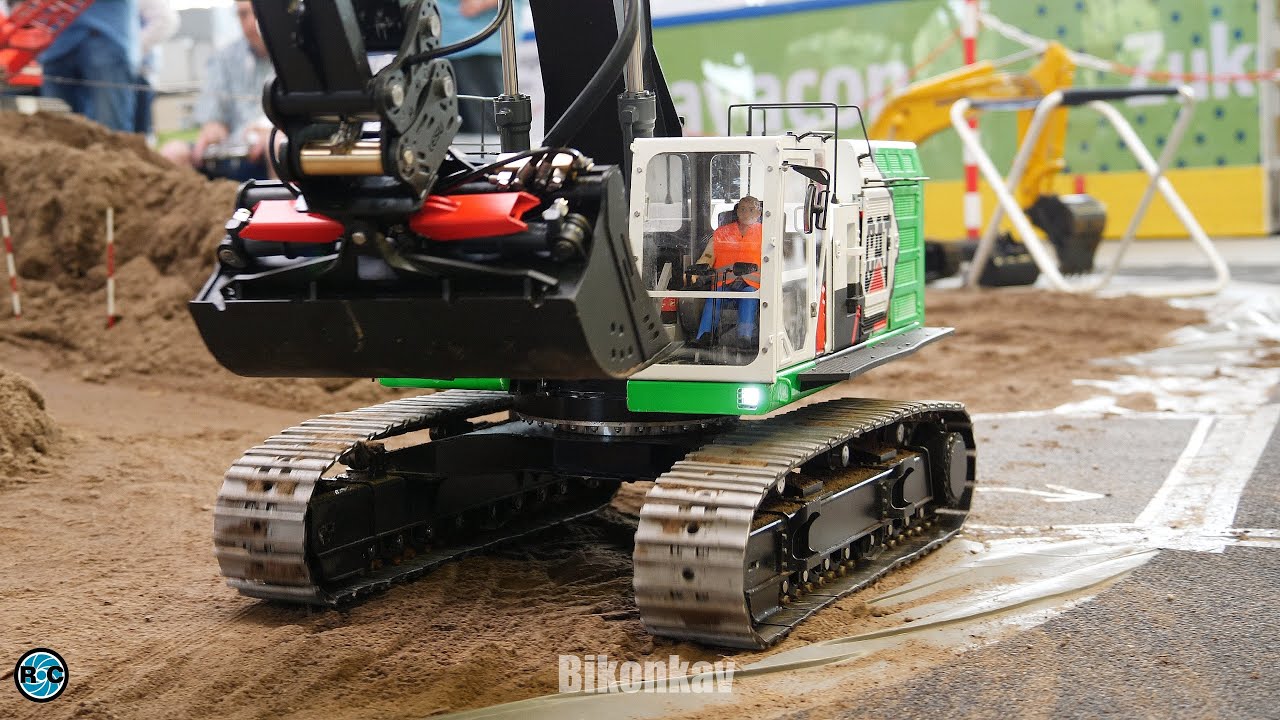 FULL METAL HYDRAULIC RC EXCAVATOR! BEST OF RC CONSTRUCTION MOMENTS! RC ...