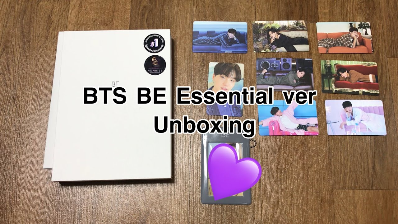 [UNBOXING] BE ESSENTIAL VER + preorder gift - YouTube