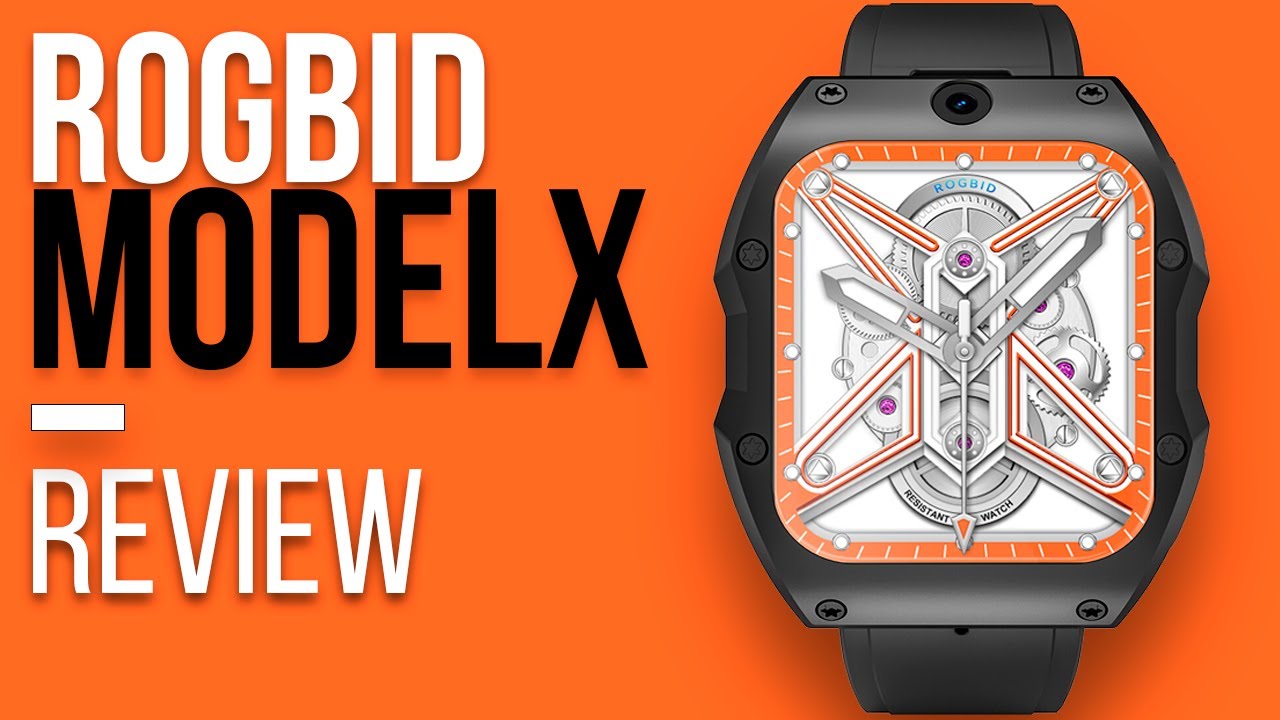 Smartwatch Rogbid Model X 4G Unboxing Review - ANDROID, GPS e CERÂMICA ...
