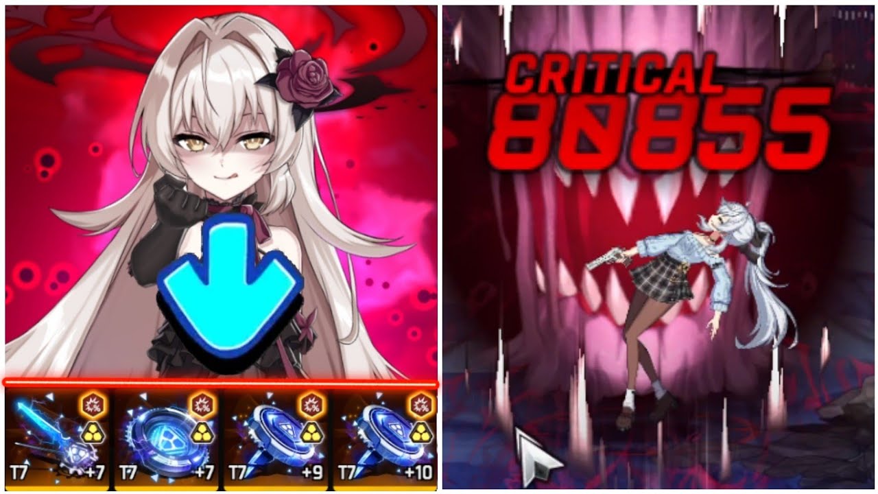 치명타 피해 이브 하이라이트 / CRIT DMG EVE MEITNER highlight (카운터사이드/Counter side ...