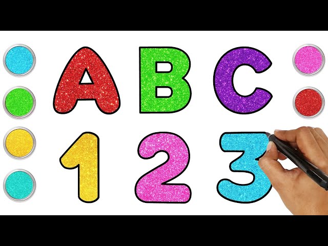 Drawing With Alphabet Letters And Numbers - Infoupdate.org