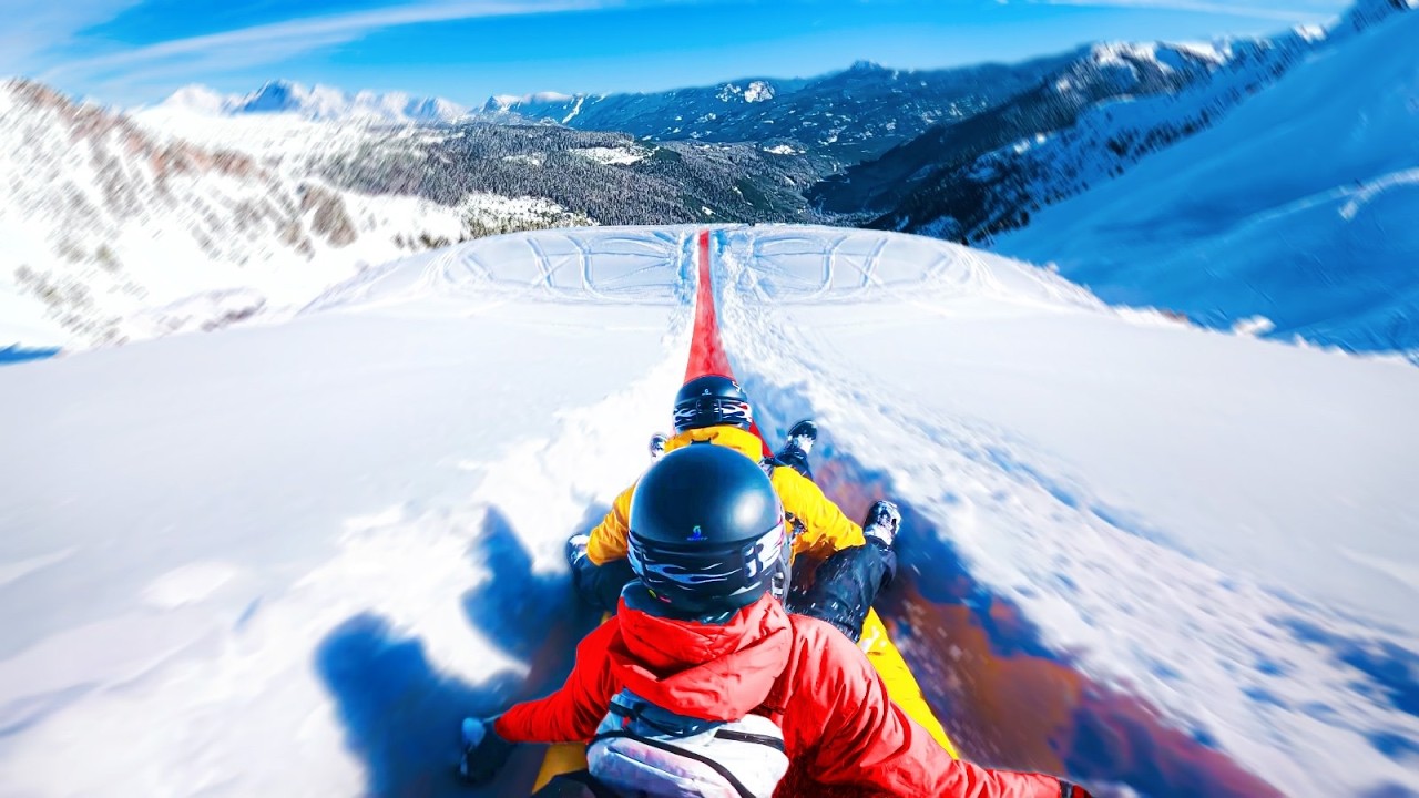 World Record Sled Jump - YouTube