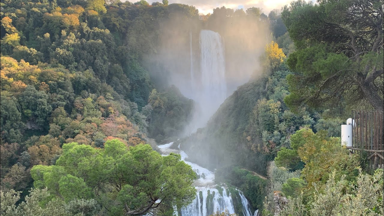 Marmore falls(turned on) | A man-made waterfall created by ancient ...