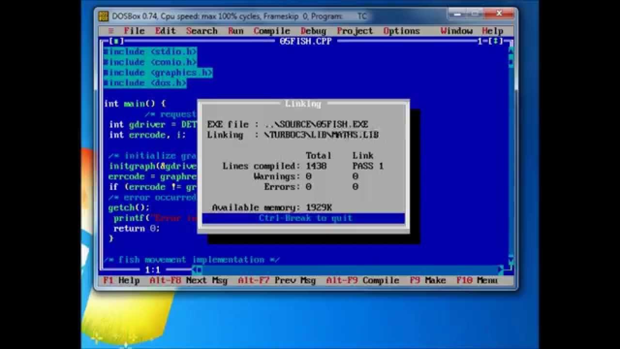 #13 Moving Fish- C Graphics - YouTube