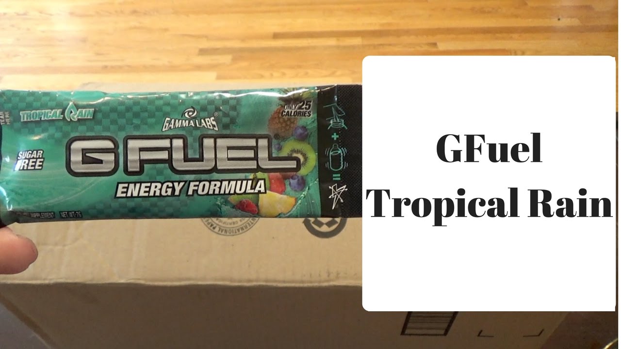 GFuel Tropical Rain Taste Test/ Review - YouTube