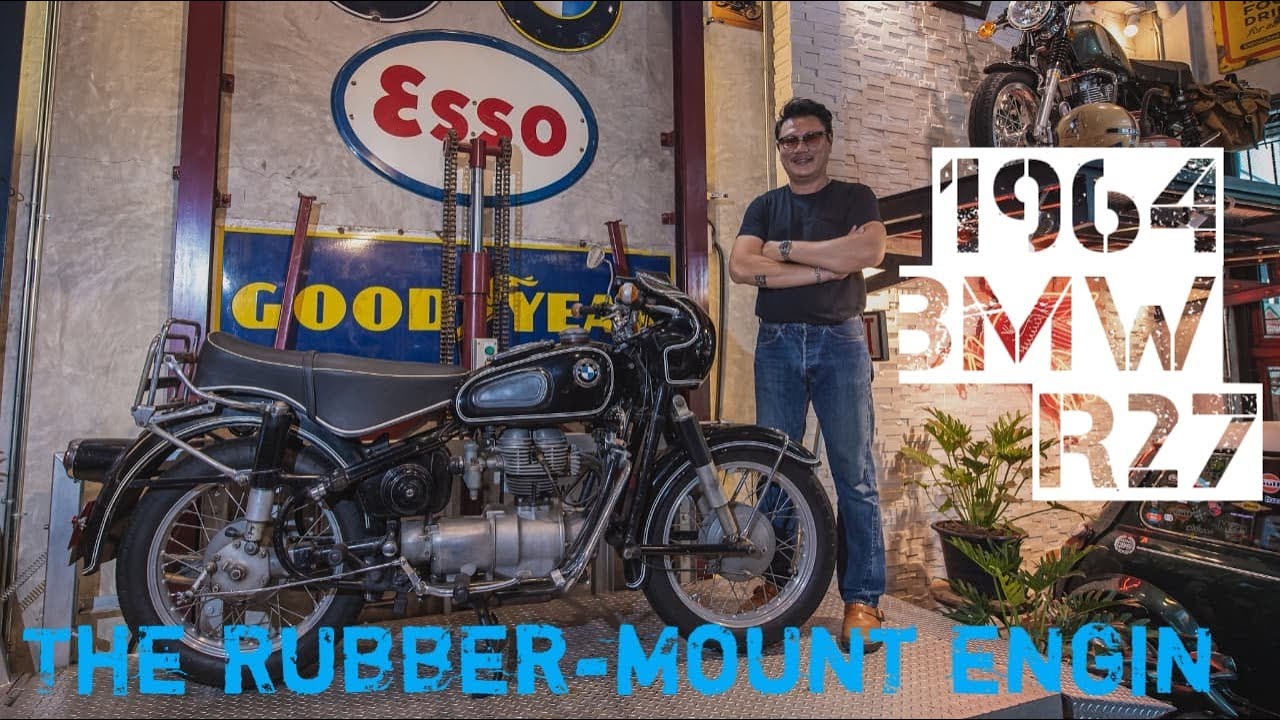 1964 BMW R27 @ The Rubber Mount Engine - YouTube