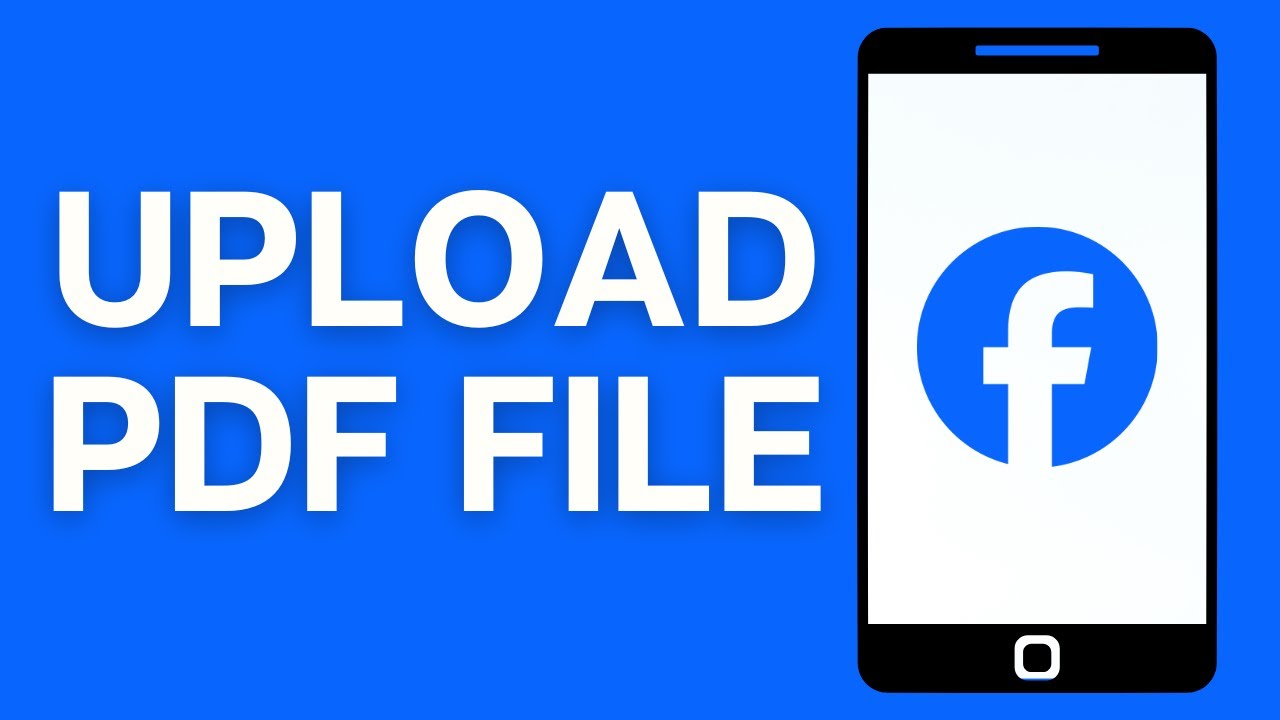 How To Upload PDF File On Facebook - YouTube