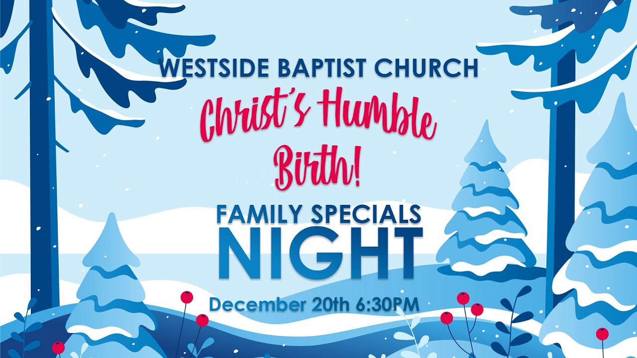 "Christ's Humble Birth" A Family Christmas Program - YouTube