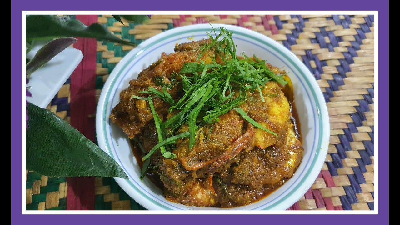 RENDANG UDANG CILI API | SPICY PRAWN RENDANG - YouTube