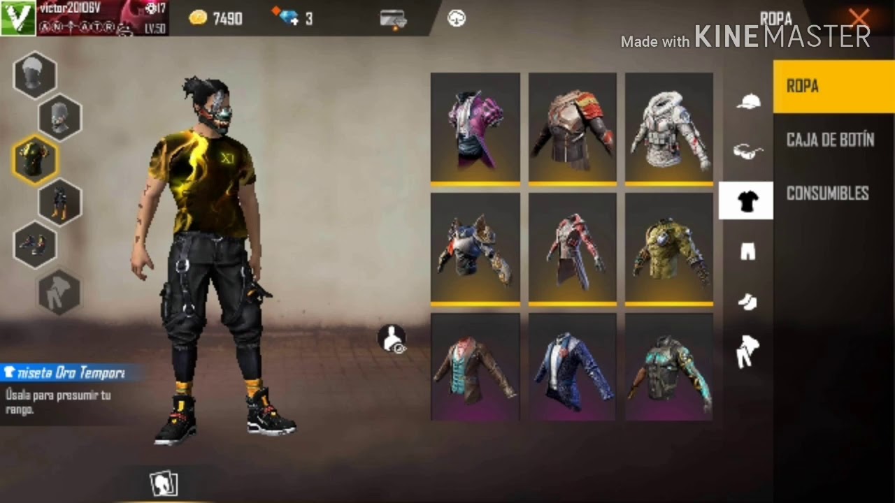 Combinaciónes de ropa free fire #2 / V1C704 1.0 - YouTube