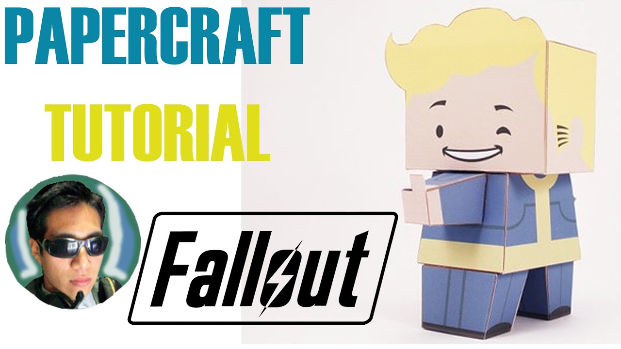 Vault Boy Papercraft Tutorial / Fallout - YouTube