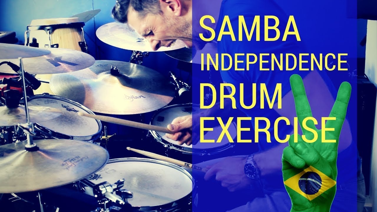 Samba Drum Independence Exercise - YouTube