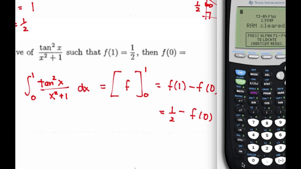 AP Calculus AB: Multiple Choice Walkthrough - Sample Exam 3 - YouTube