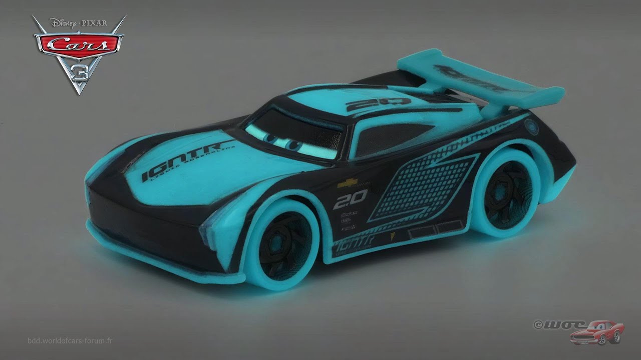 BDD World of Cars - Glow Racer Jackson Storm - YouTube