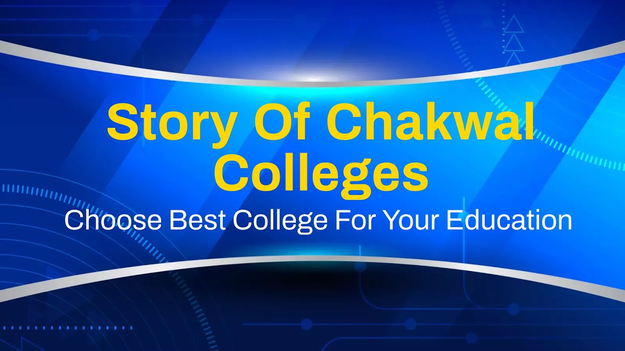 The Story Of Chakwal Colleges | By Vice Principle Miss Saima Noureen ...