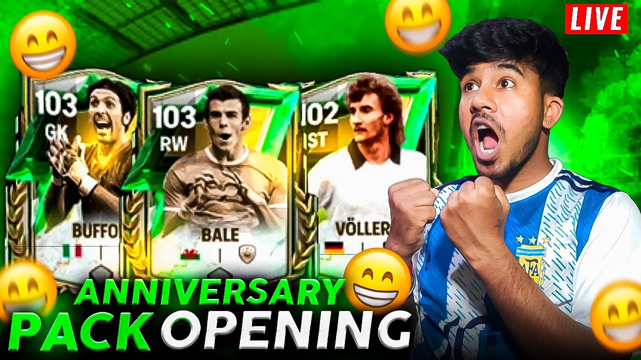 FC MOBILE 25 LIVE 🔴 ANNIVERSARY EVENT - PACK OPENING - YouTube