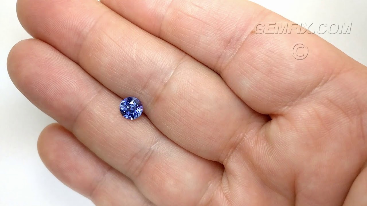 Natural Color Change Sapphire Blue to Purple Round Brilliant Cut | 1 ...