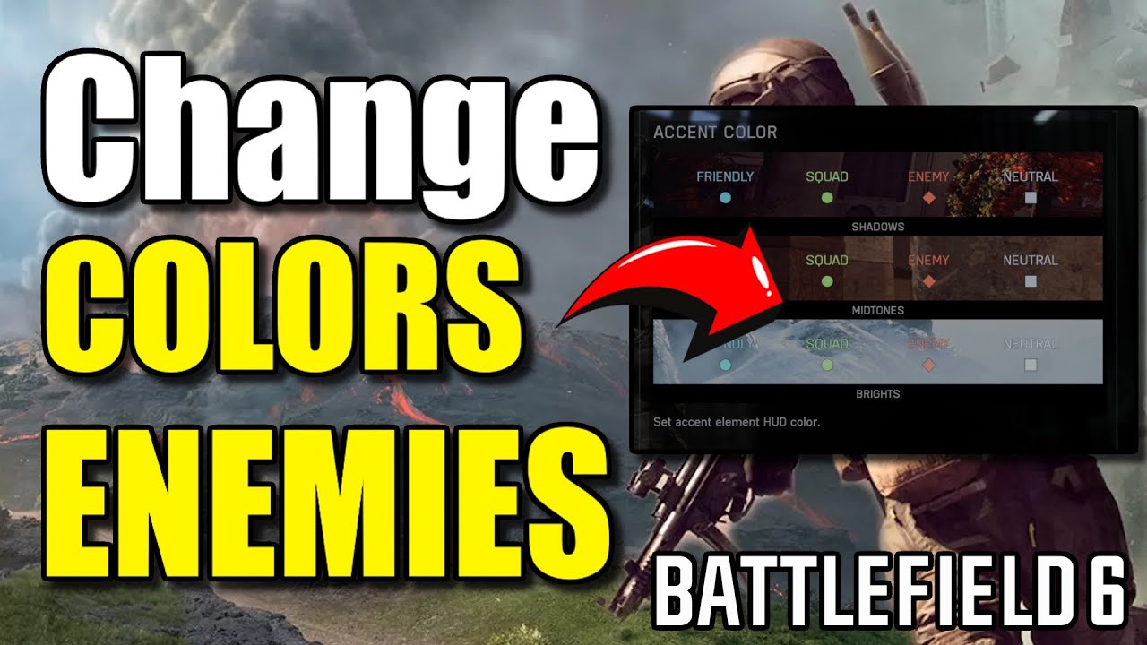 How to Change the Colors of Friendly & Enemies on Battlefield 6 (Best ...