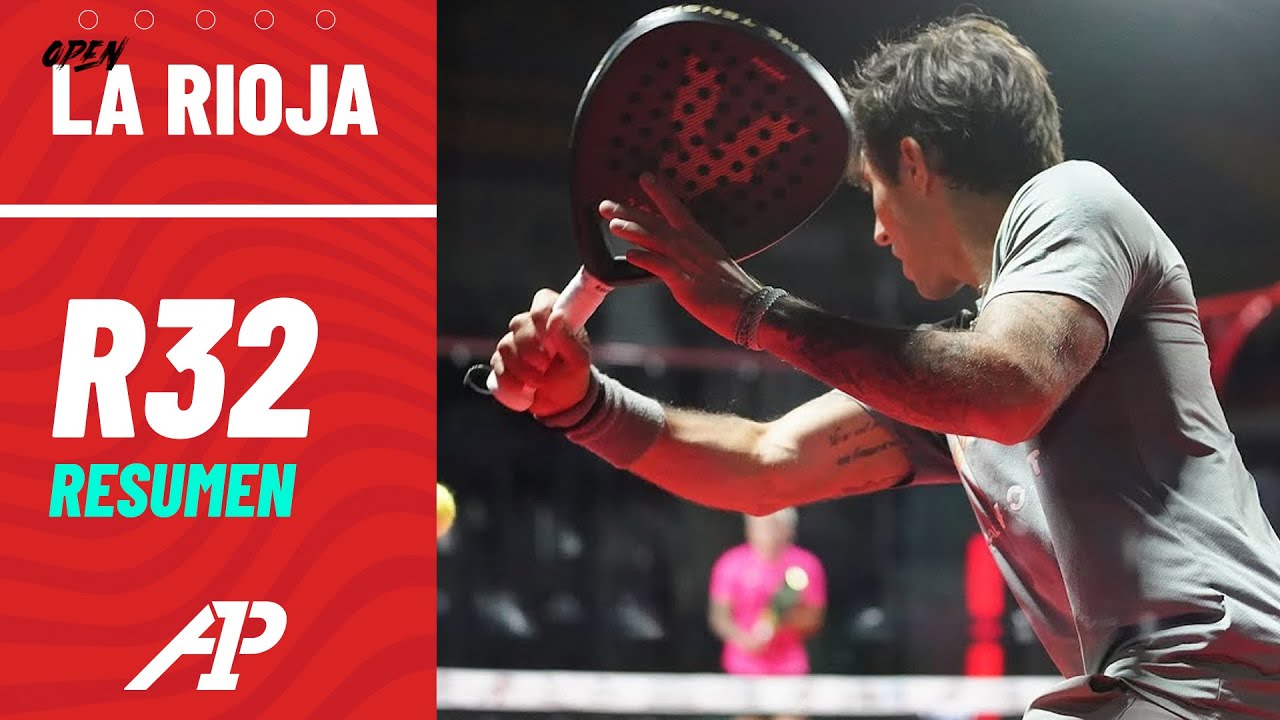 Summary ROUND OF 32 (tuesday morning) | La Rioja Open - A1 Padel 2024 - YouTube