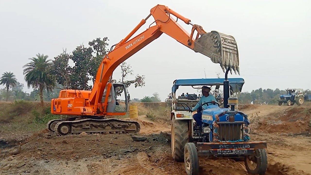 Amazing Work | TATA Poclain Mud Loading in Amazing Style By Experience ...