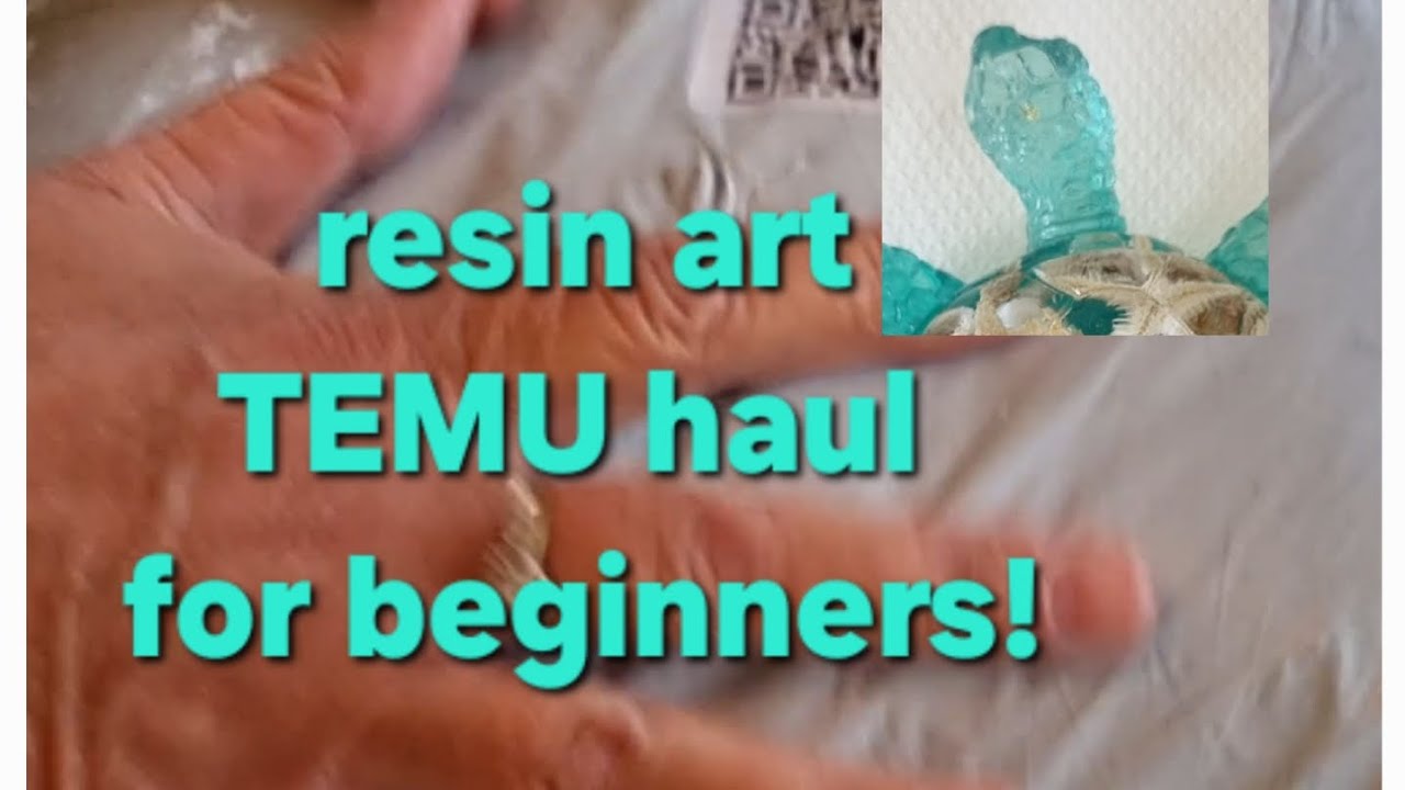 #44 Are resin art products from TEMU any good? I try them out to see ...