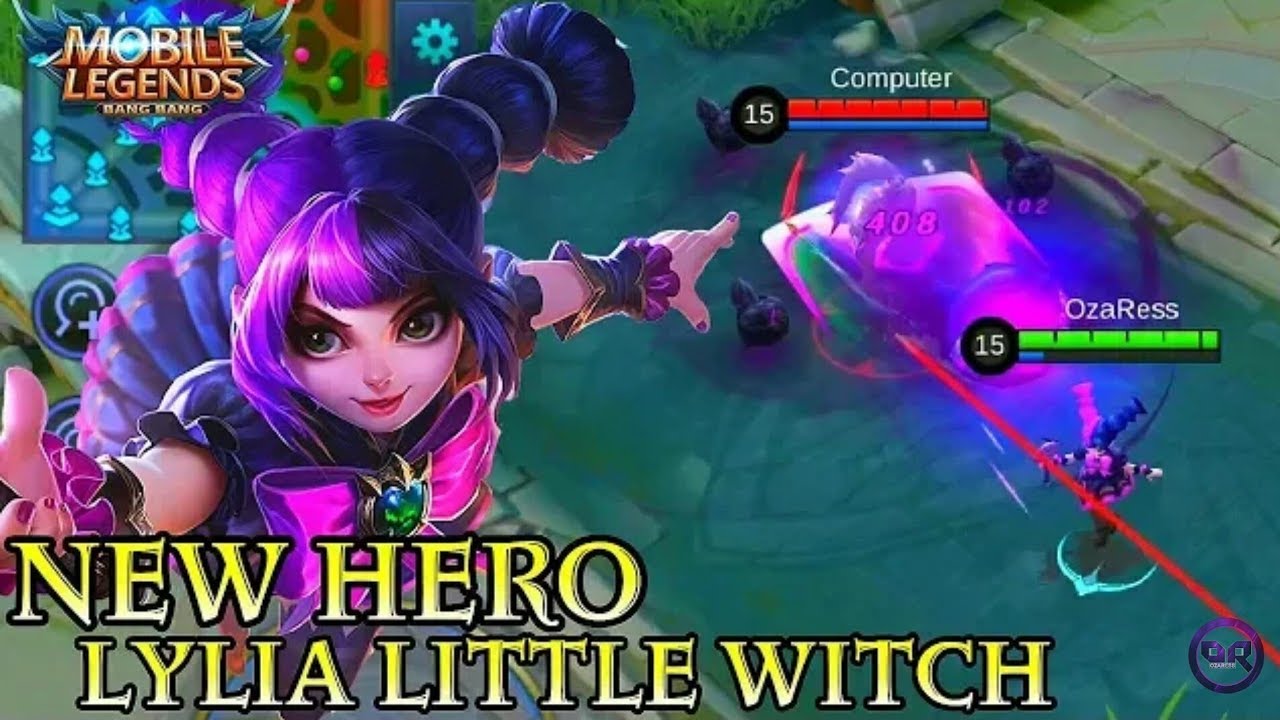 NEW HERO LYLIA LITTLE WITCH | mobile legends bang bang - YouTube