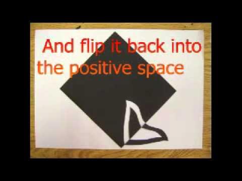 Creating a design using positive and negative space.m4v - YouTube