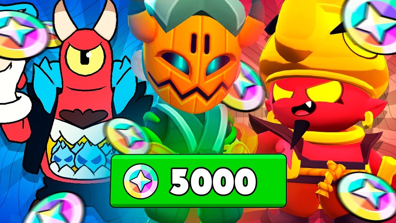 TOP 10 MELHORES SKINS DE 5000 BLINGS DO BRAWL STARS - YouTube